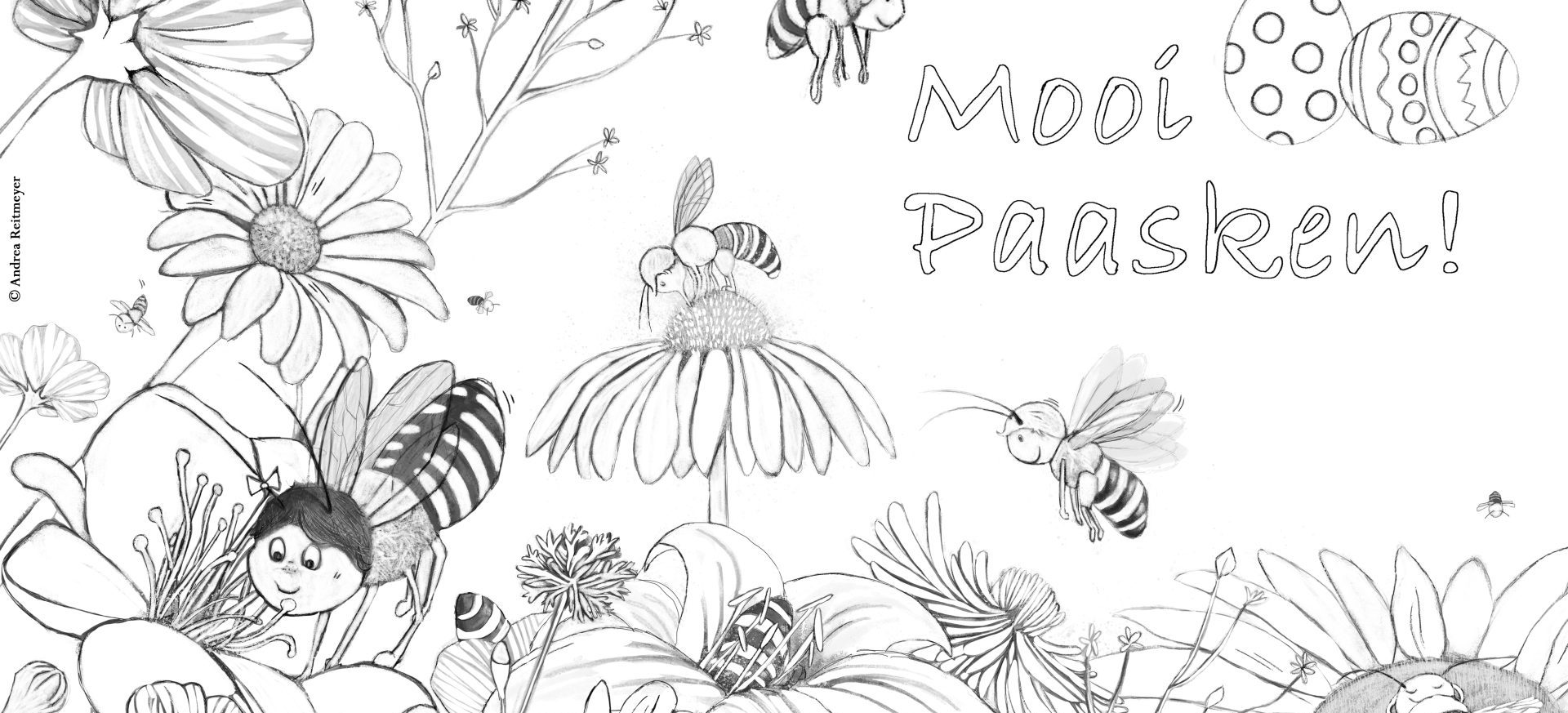 10 x Lüttje Imm Hermine – Malwettbewerb zu Ostern – Plattdüütsk